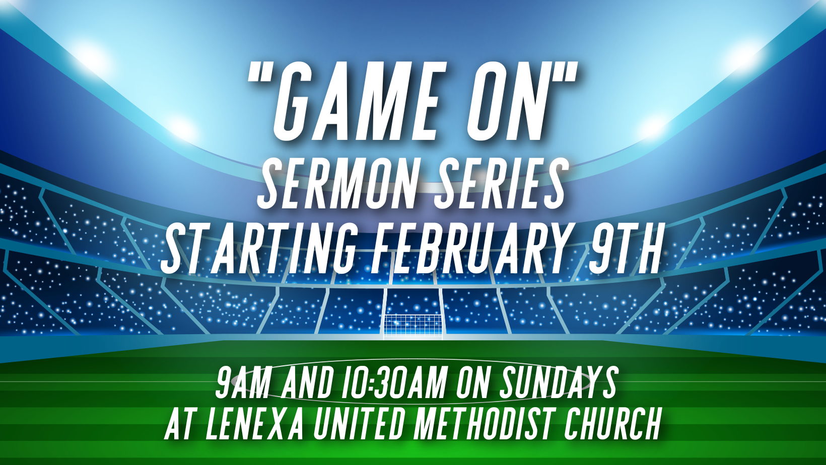 Game on Sermon Series (Facebook Cover) - Lenexa United Methodist Church